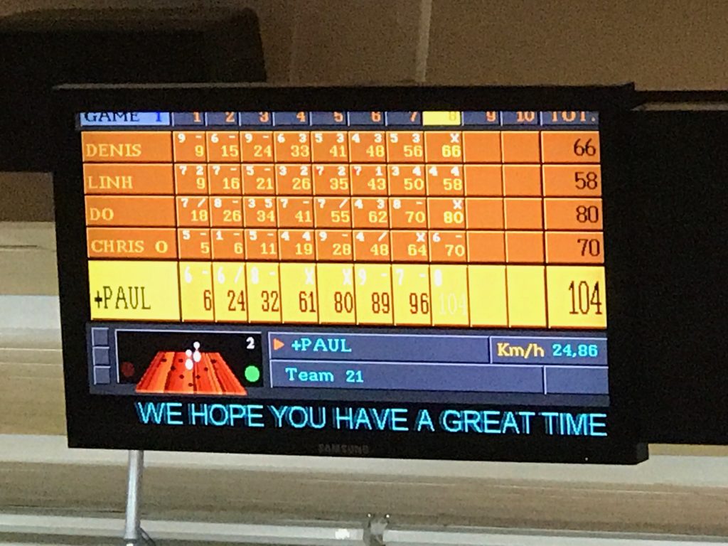 ten pin bowling - food for faith
